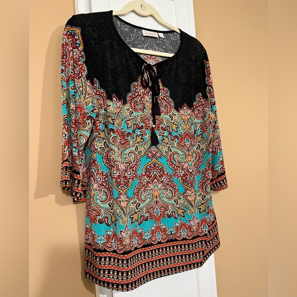 Belle by Kim Gravel | Tops | Belle By Kim Gravel Knit Top 34 Sleeves ...